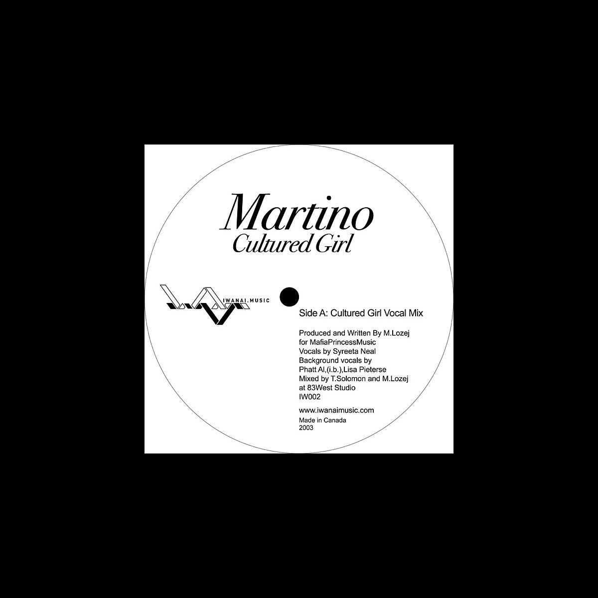 ‎Cultured Girl (feat. Syreeta Neal) - EP - Album by Martino - Apple Music