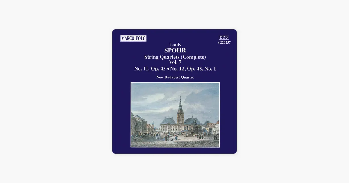 ‎Spohr: String Quartets Vol. 7 by New Budapest Quartet - Apple Music ...