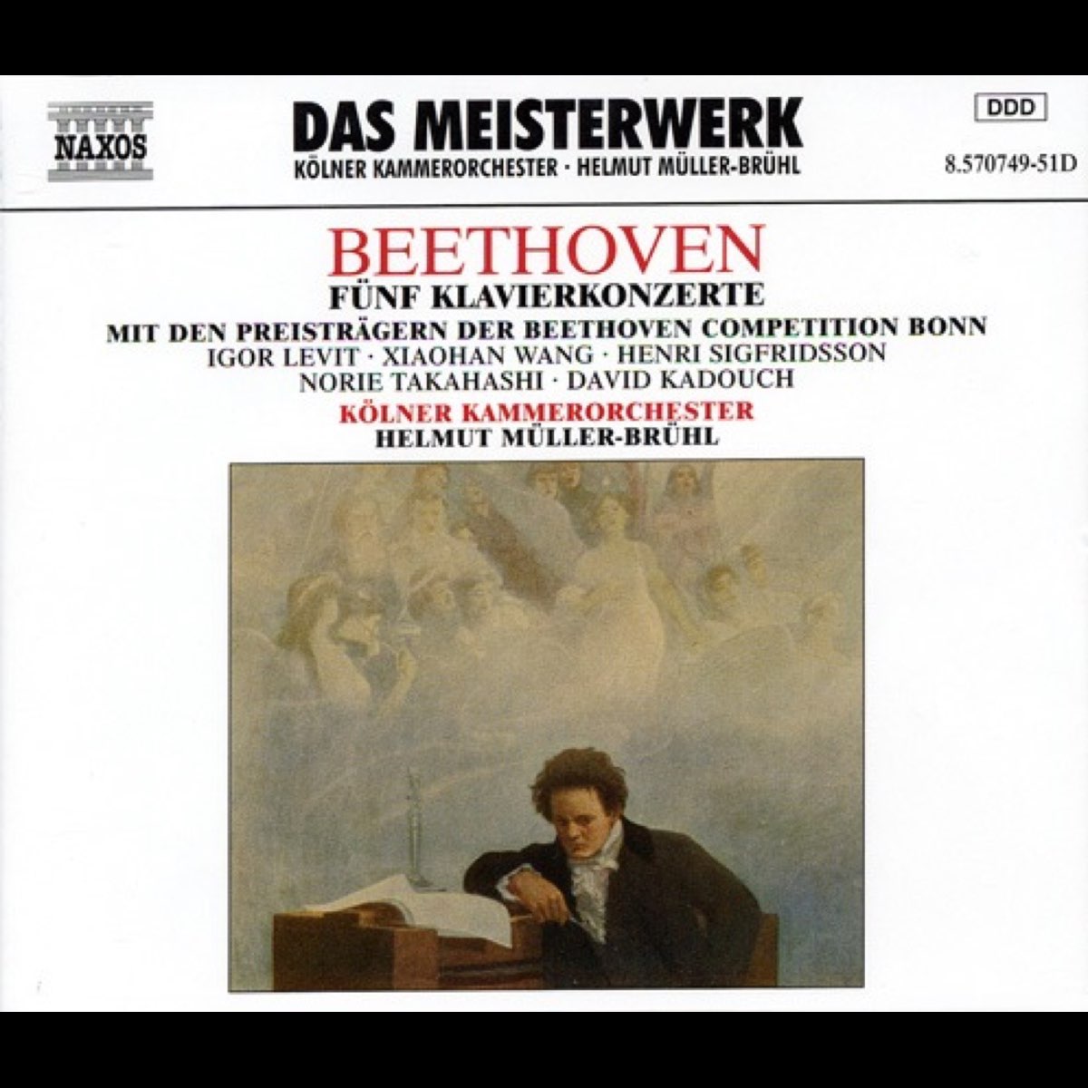 ‎Beethoven: Piano Concertos Nos. 1-5 - Album by Helmut Müller-Brühl ...