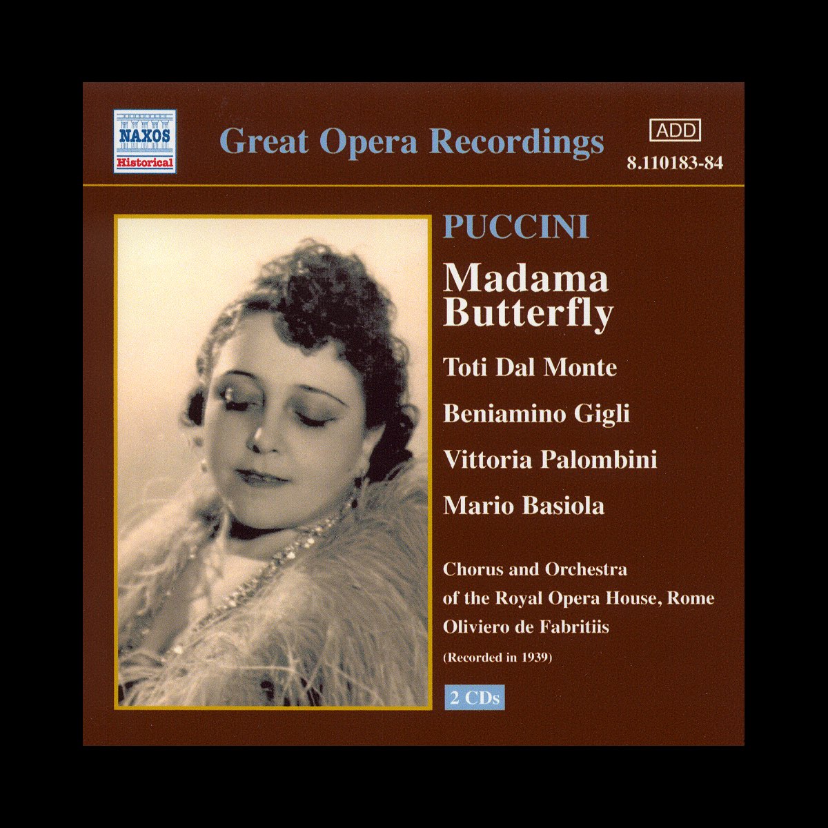 ‎Альбом «Puccini: Madama Butterfly (1939)» — Adelio Zagonara, Beniamino ...