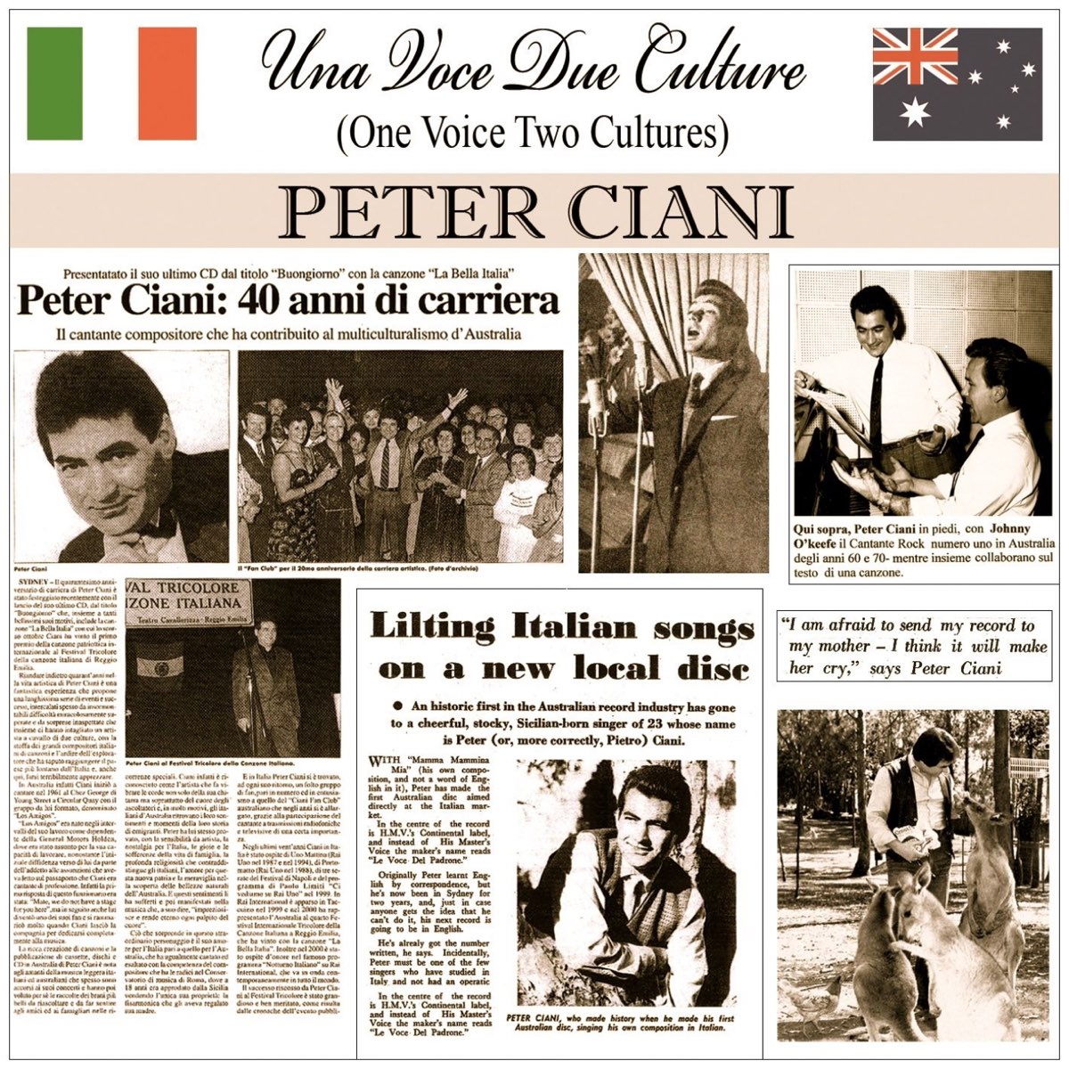 ‎Una voce due culture - Album by Peter Ciani - Apple Music