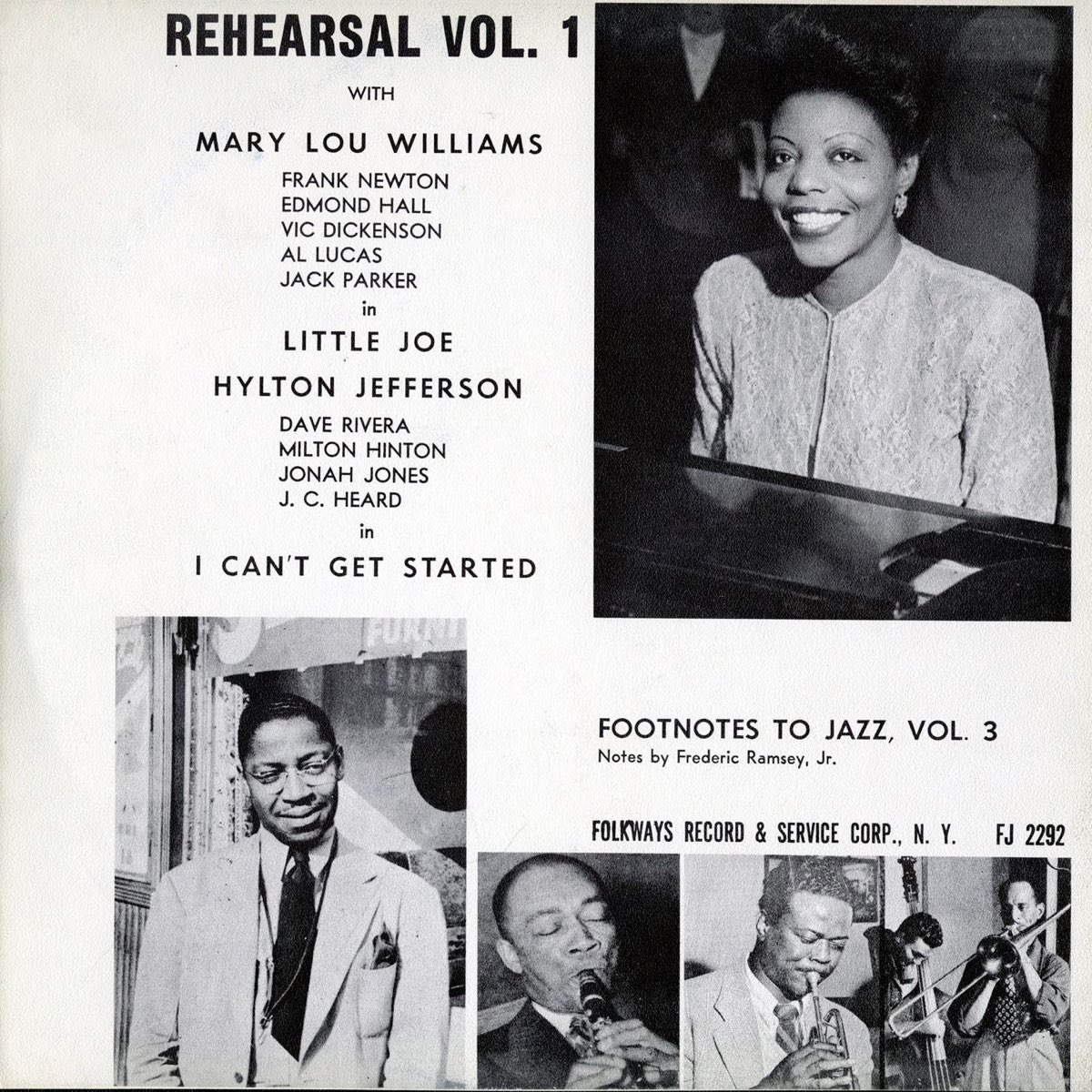 ‎Footnotes to Jazz: Vol. 3: Jazz Rehearsal Vol. 1 - Album by Mary Lou ...