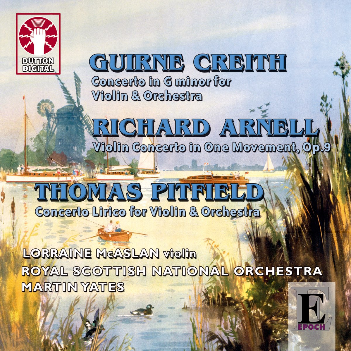 Guirne Creith, Richard Arnell & Thomas Pitfield - Violin Concertos ...