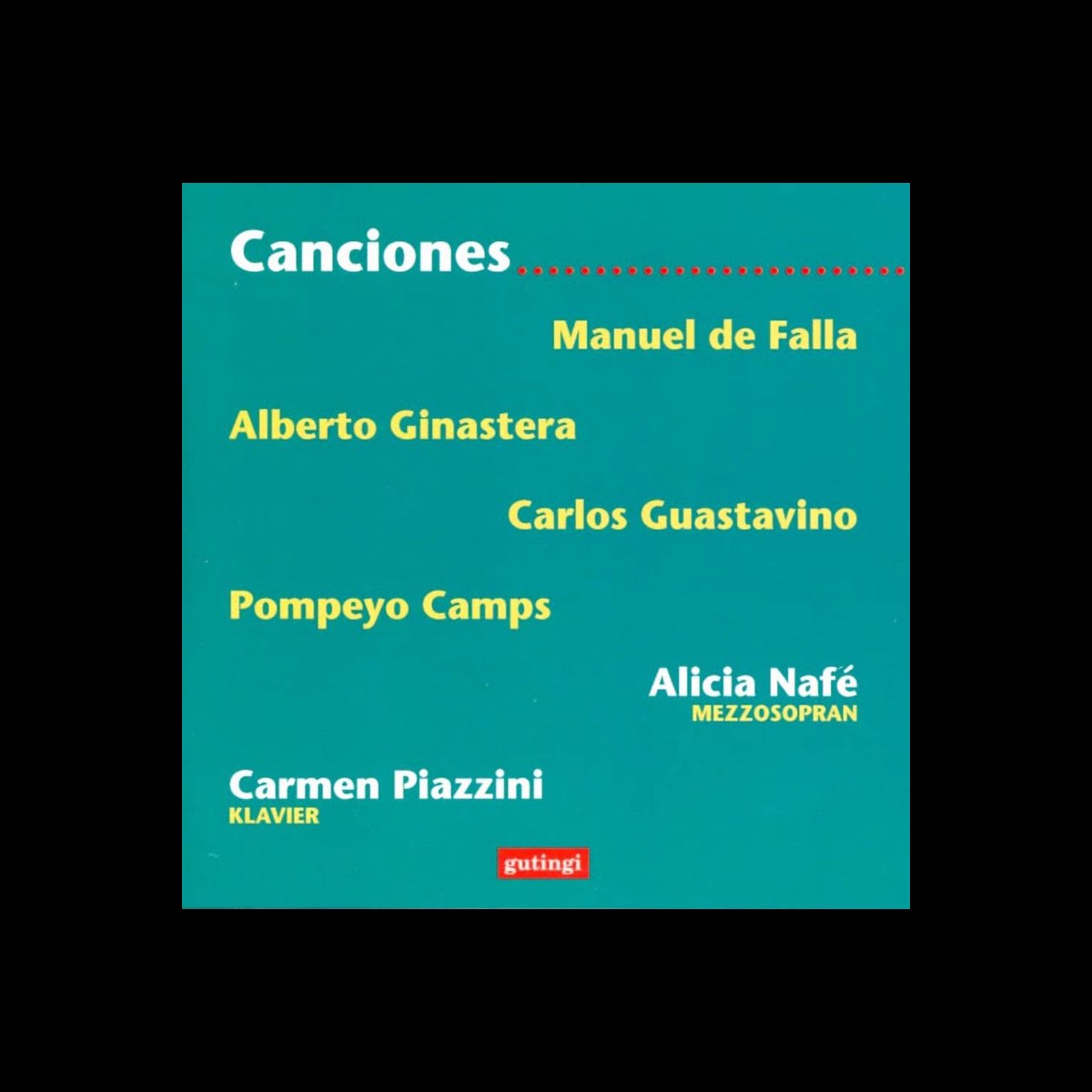 ‎Canciones - Album by Alicia Nafe & Carmen Piazzini - Apple Music