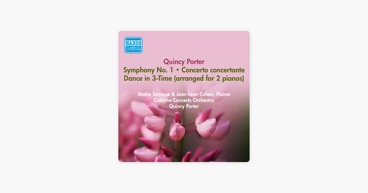 ‎Porter, Q.: Symphony No. 1 - Concerto Concertante - Dance in 3-Time ...