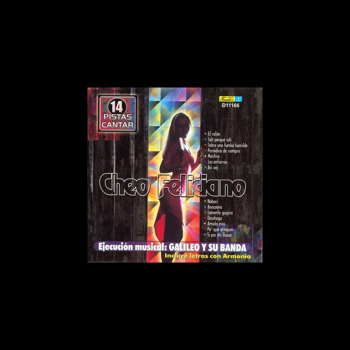 cantar Como Sing Along Cheo Feliciano Karaoke Version Album By Galileo Y Su Banda