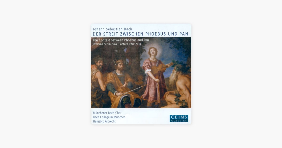‎急げ、渦巻く風ども BWV 201: Recitative. Pan, rucke deine Kehle nun - シュテファン・ゲンツ ...