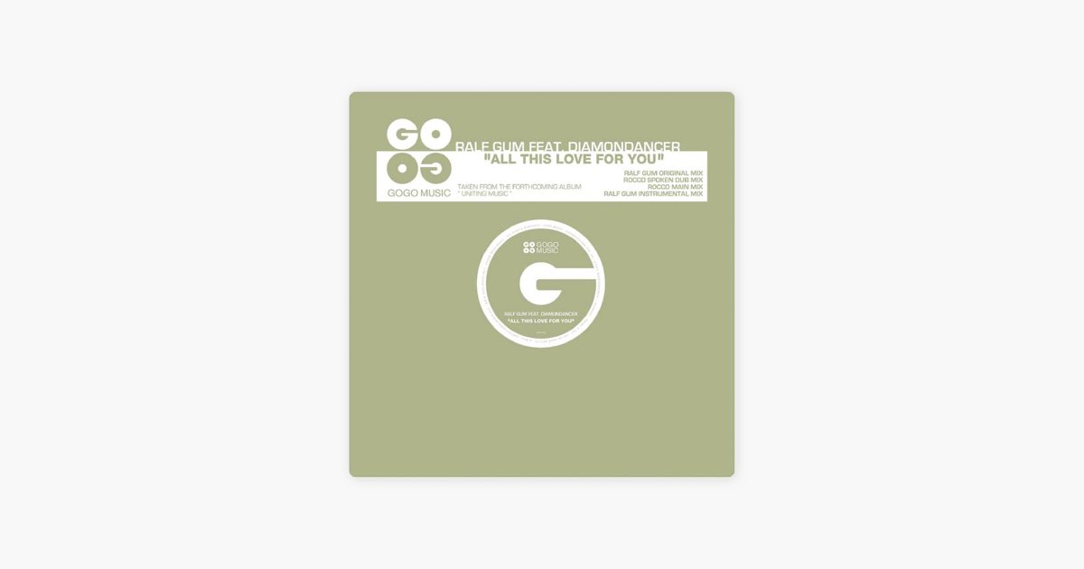 ‎All This Love for You (Rocco Main Mix) – Song by Ralf GUM – Apple Music
