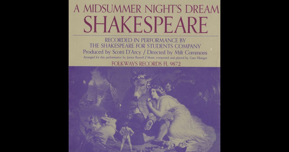 ‎William Shakespeare: A Midsummer Night's Dream - Album by Shakespeare ...