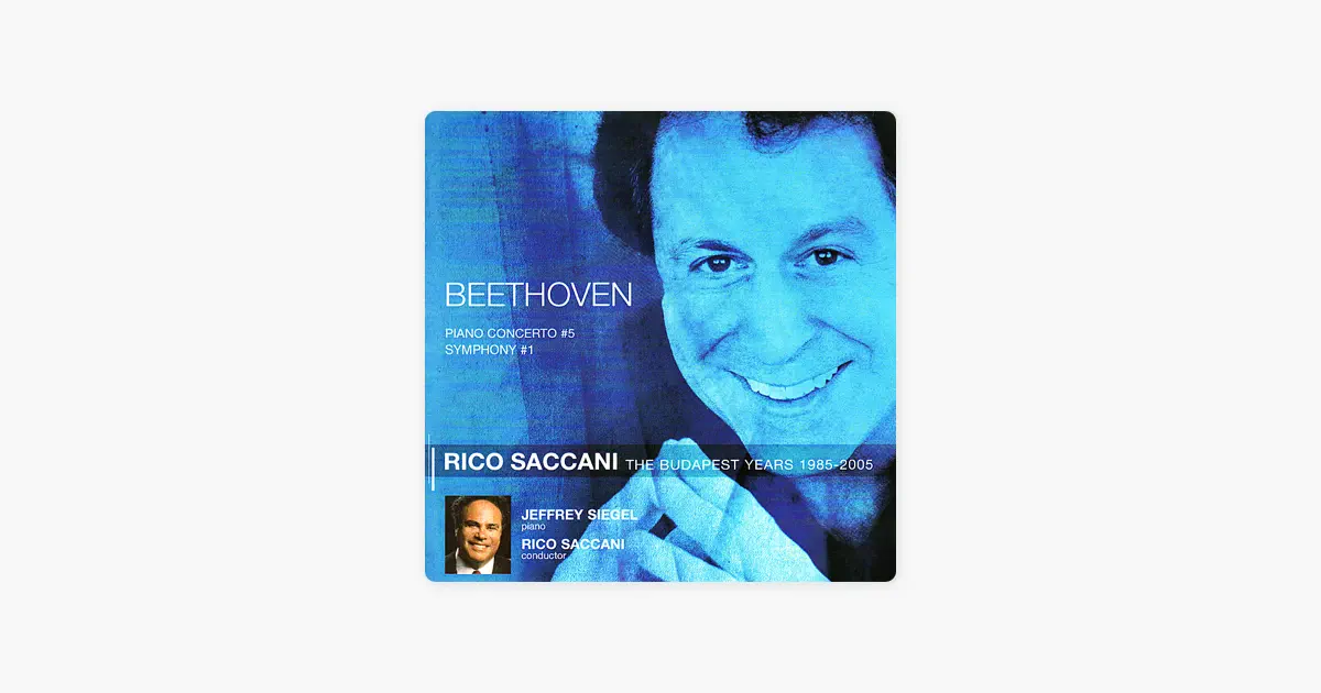 ‎Beethoven: Piano Concerto No. 5, Symphony No. 1 by Rico Saccani ...