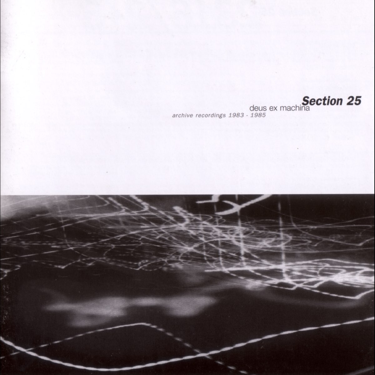 Deus Ex Machina - Archive Recordings (1983-1985)” álbum de Section 25 ...