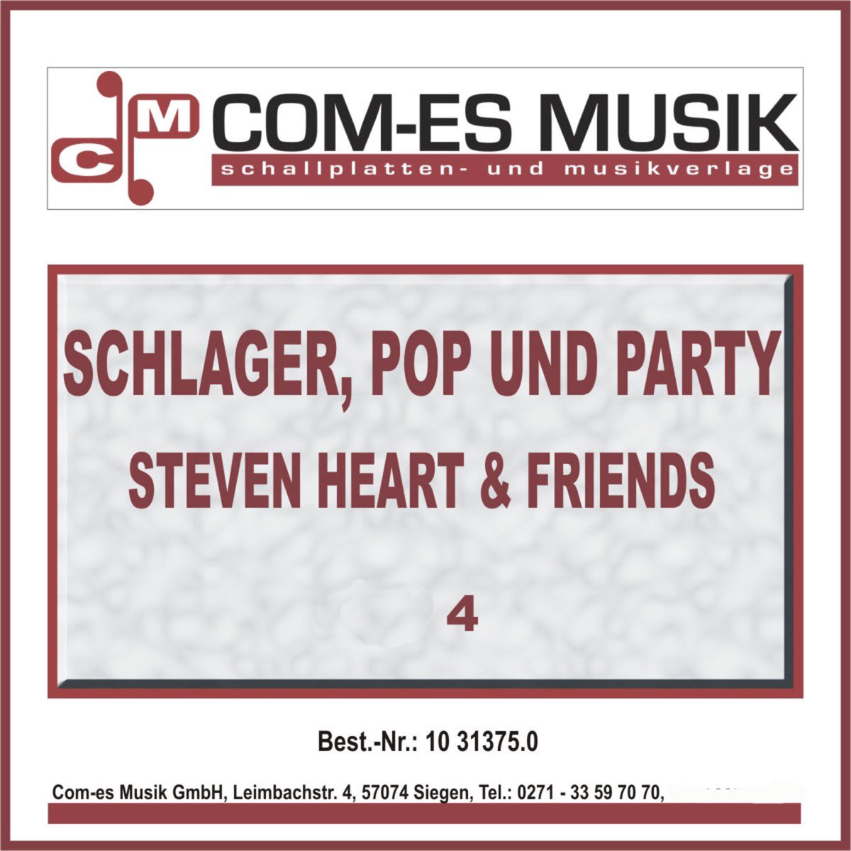 ‎Альбом «Schlager, Pop & Party 4» — Steven Heart & Friends — Apple Music
