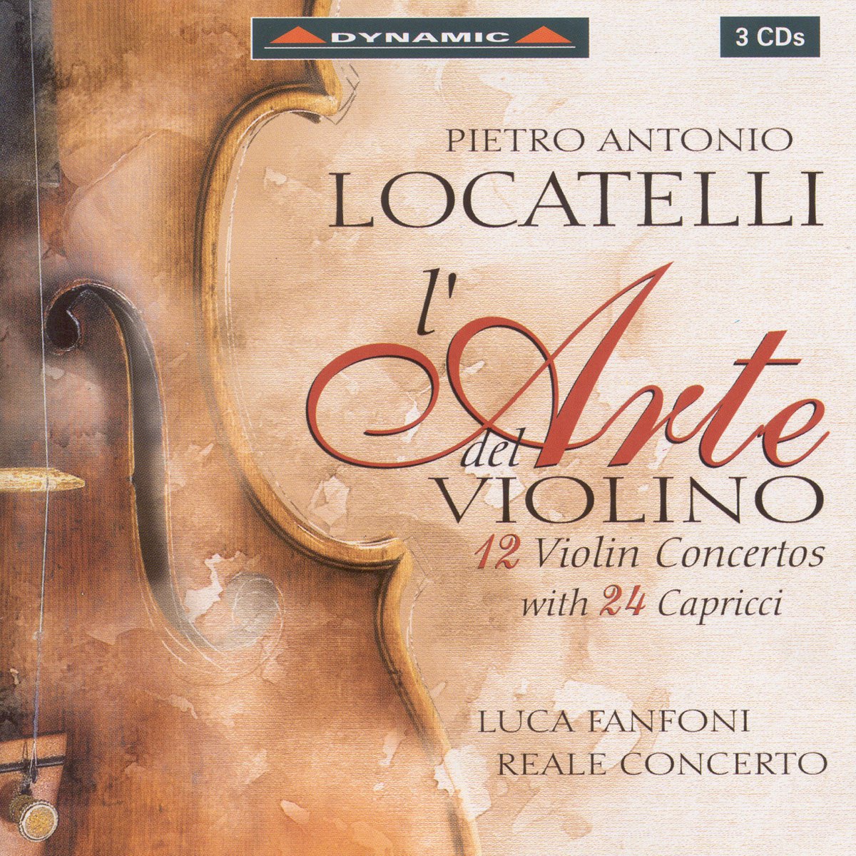 Locatelli: Violin Concertos, Op. 3, Nos. 1-12” álbum de Luca Fanfoni ...