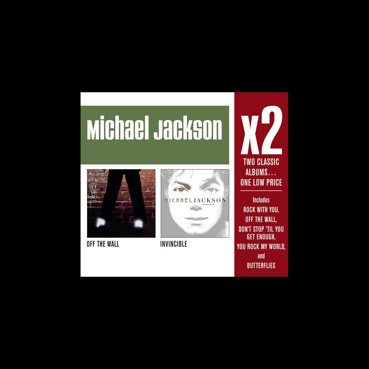 ‎x2: Off the Wall / Invincible - Album by Michael Jackson - Apple Music