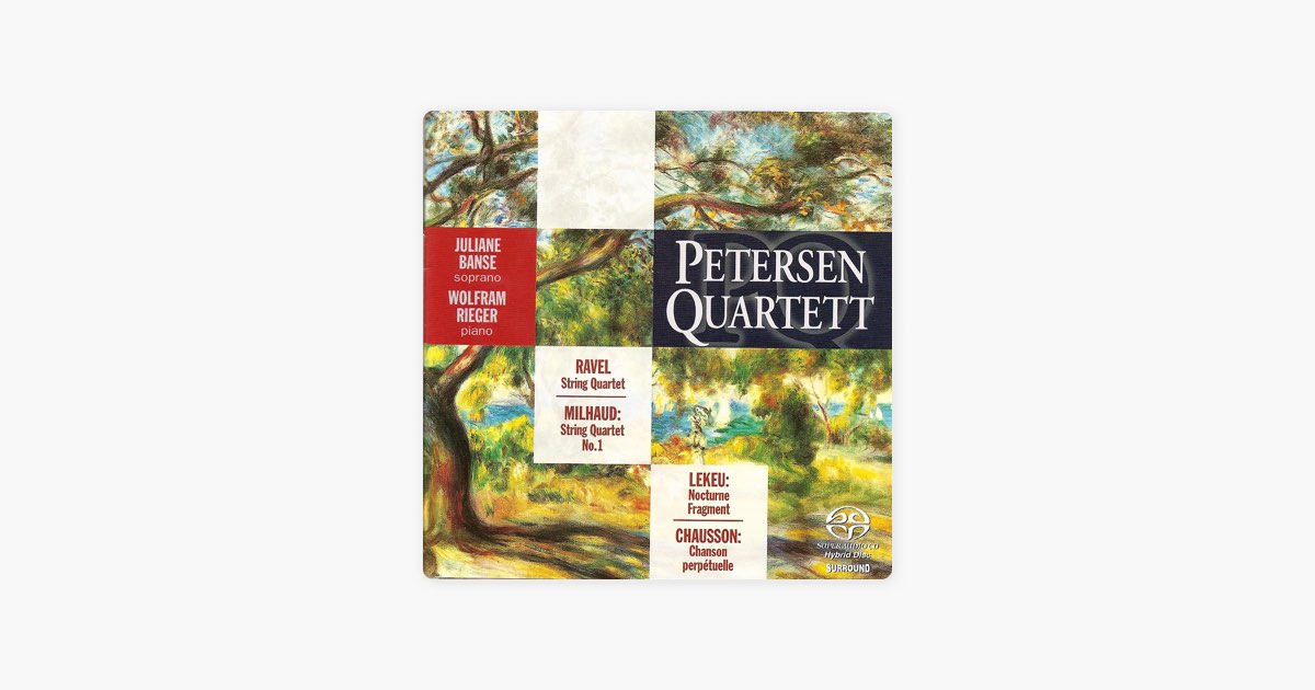 ‎String Quartet No. 1, Op. 5: I. Rhythmique - ペーターゼン四重奏団の曲 - Apple Music