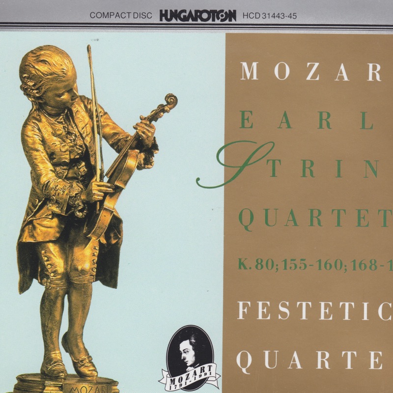 String Quartet No. 1 in G major K. 80 (73f): III. Minuetto - Festetics ...