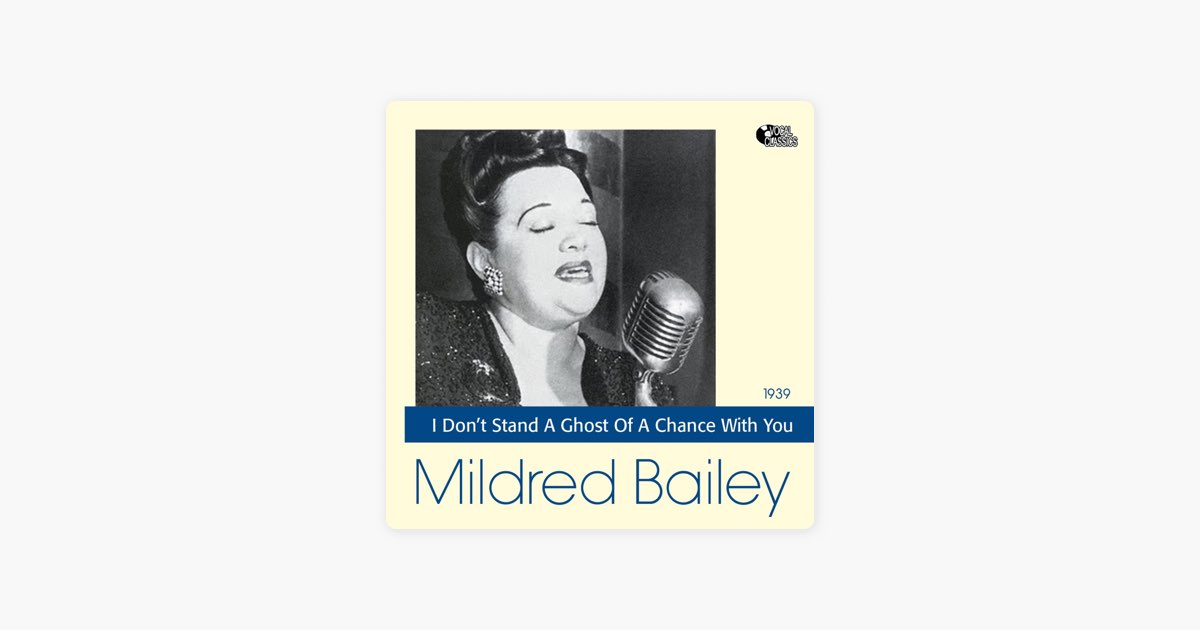 ‎I Don't Stand a Ghost of a Chance With You - Album by Mildred Bailey ...