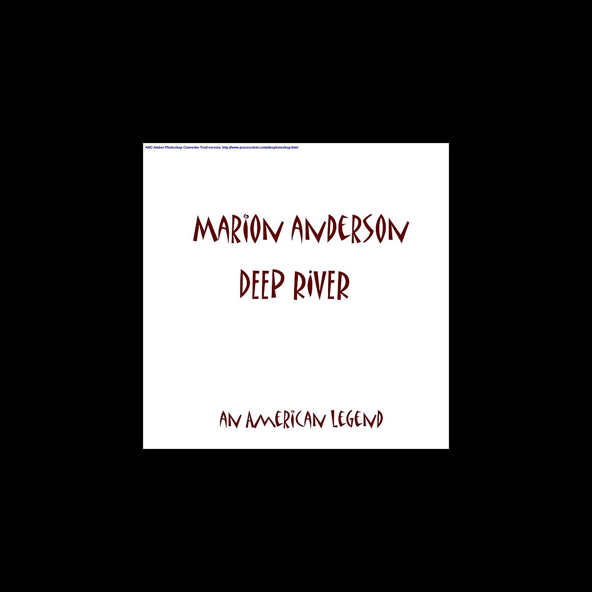 ‎Deep River - Album by Marian Anderson - Apple Music