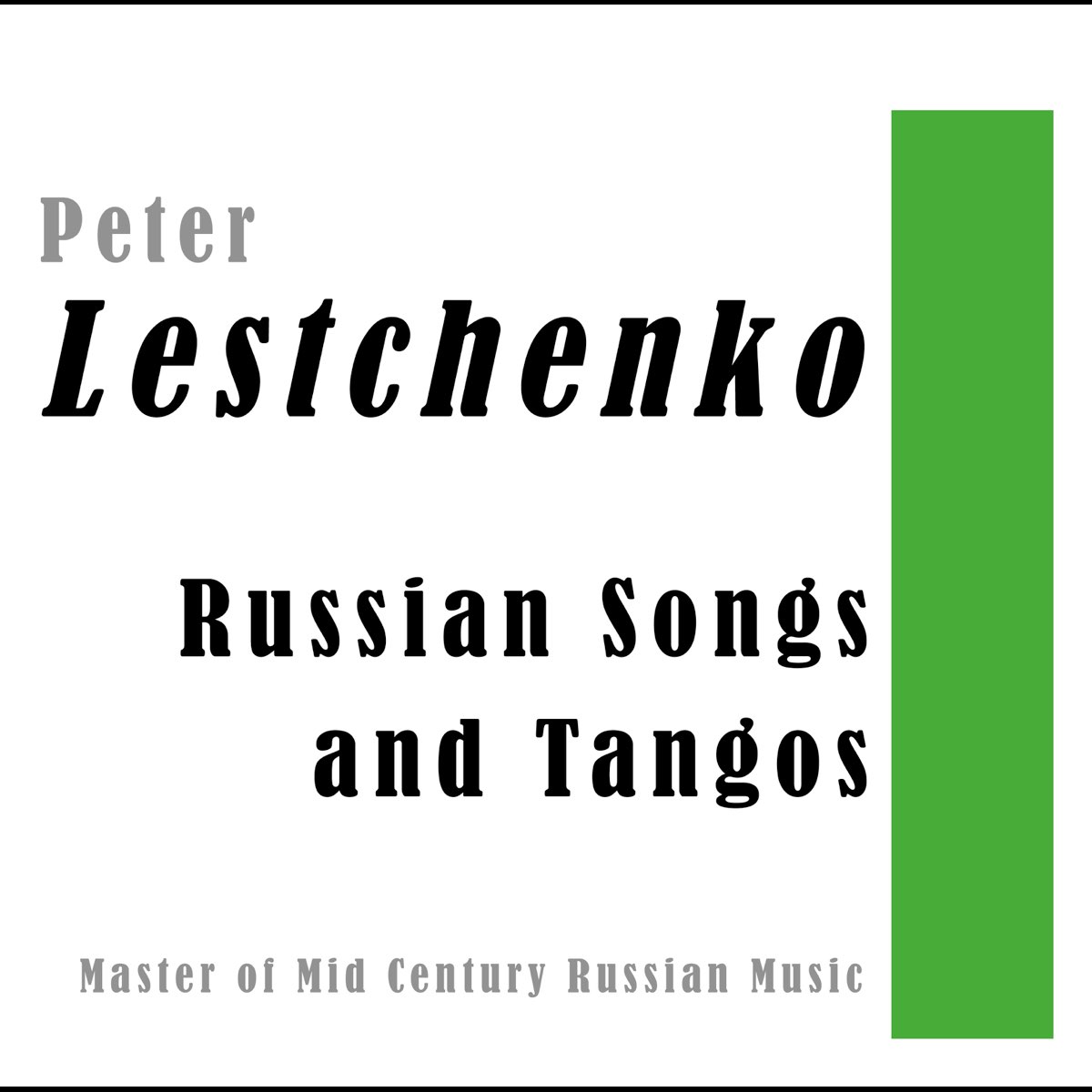 ‎Russian Songs and Tangos – Album par Пётр Лещенко – Apple Music