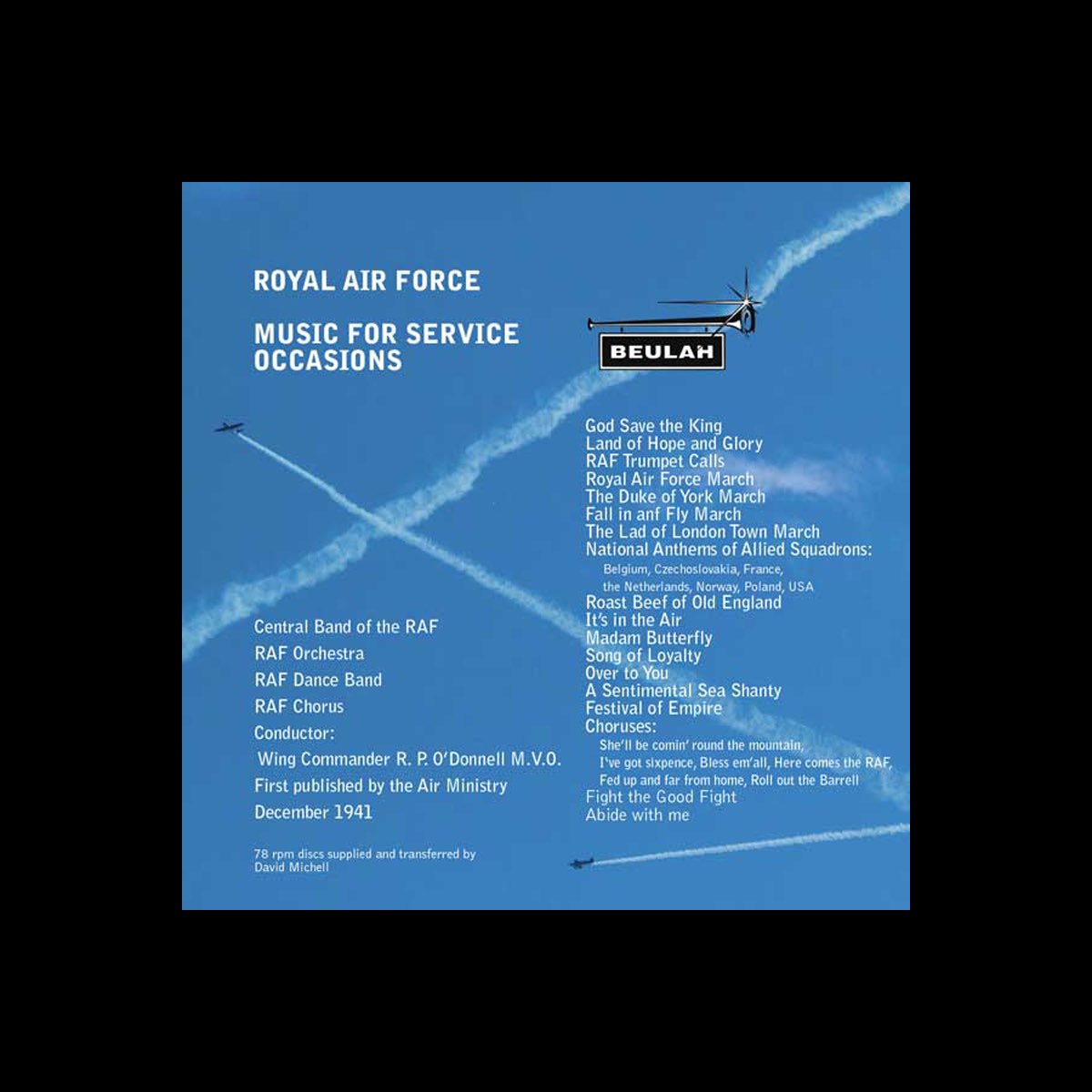 ‎RAF Music for Service Occasions - Album by The Central Band of the ...