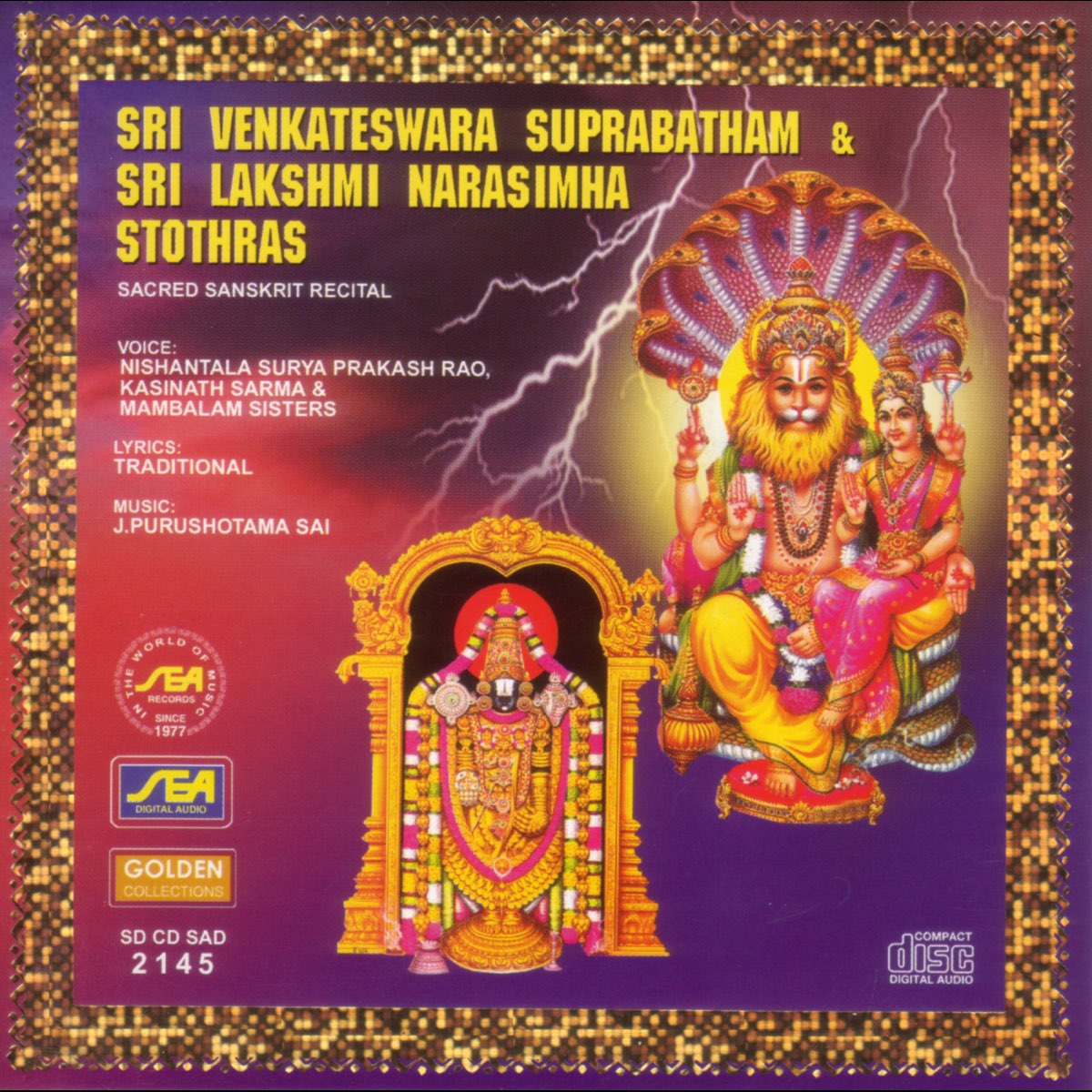 ‎Sri Venkateswara Suprabatham & Sri Lakshmi Narasimha Stothras (Sacred ...