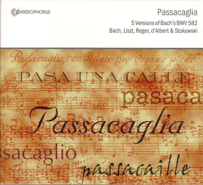 ‎Bach, J.S.: Passacaglia and Fugue In C Minor, Bwv 582 by Nikos ...