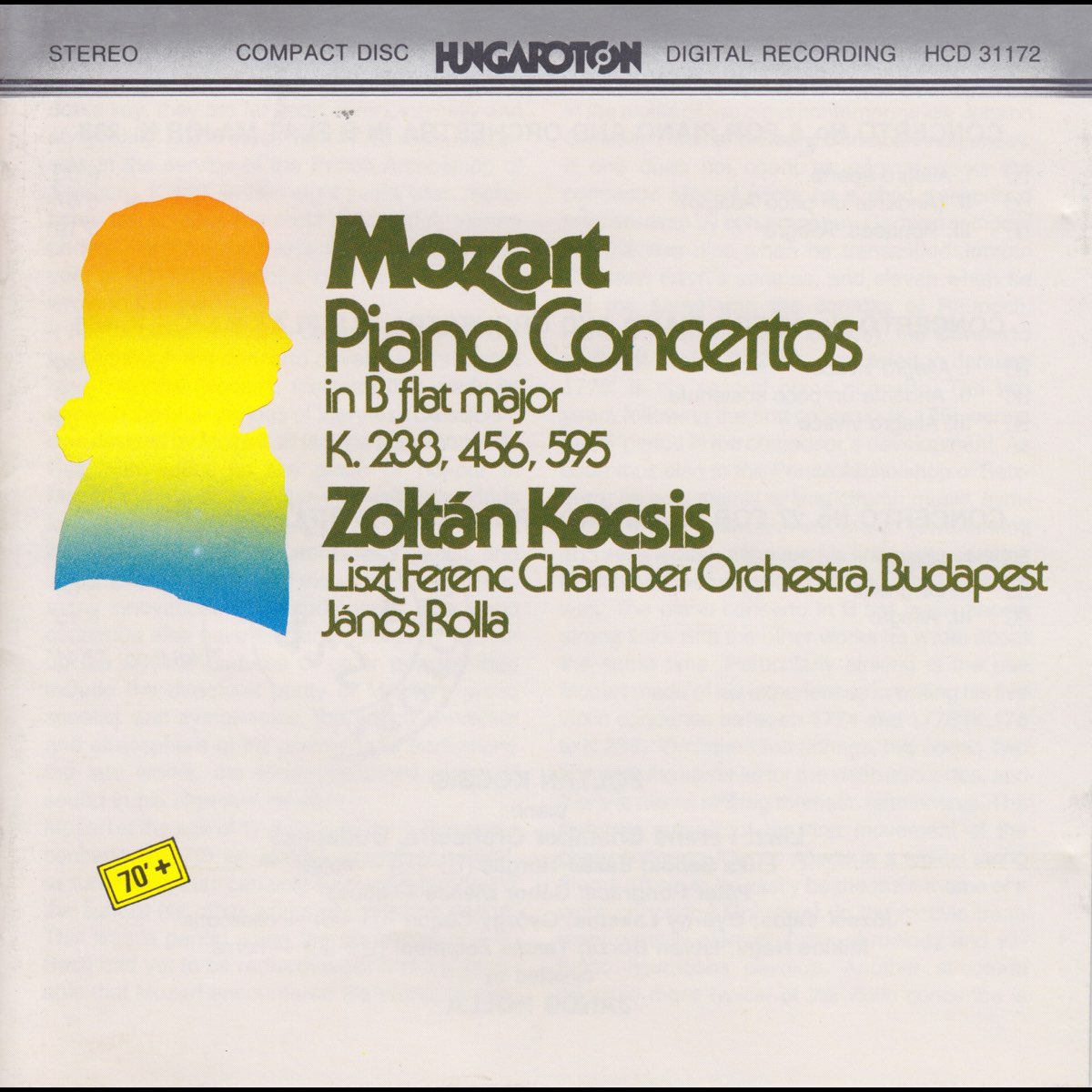 ‎Piano Concertos in B flat major K.238,456,595 - Album by Franz Liszt ...
