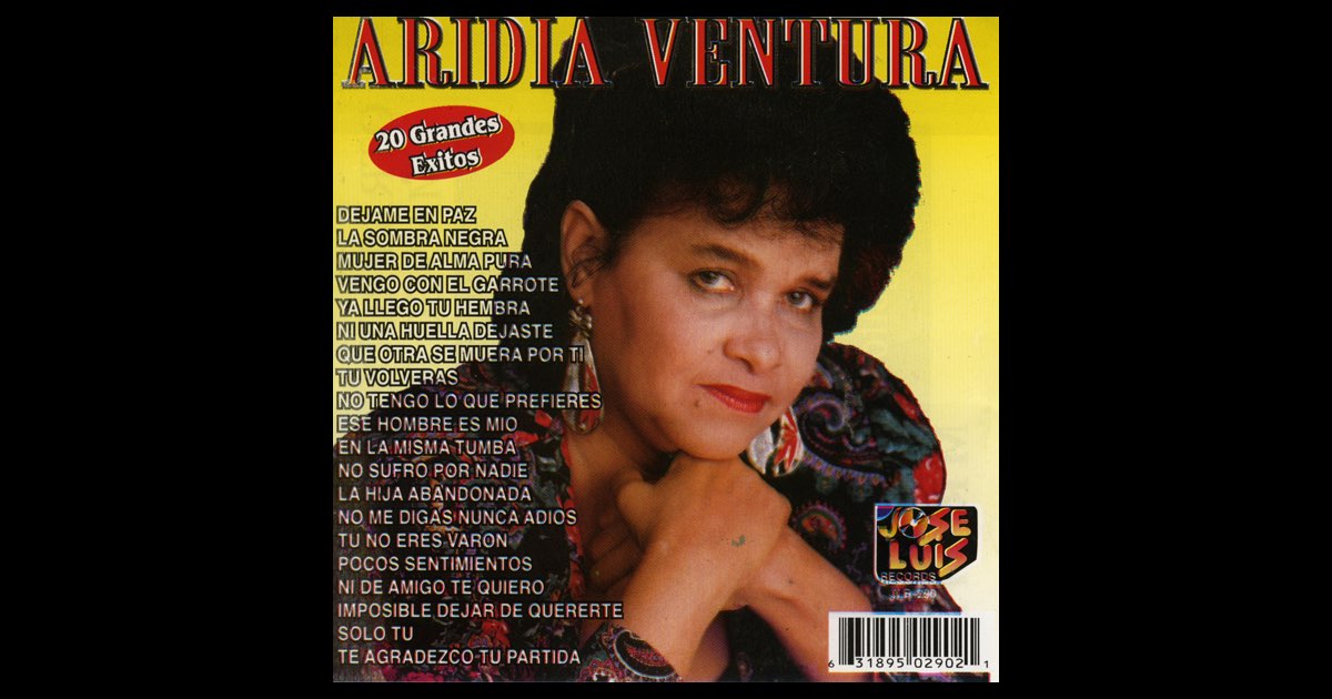 20 Grandes Éxitos” álbum de Aridia Ventura en Apple Music