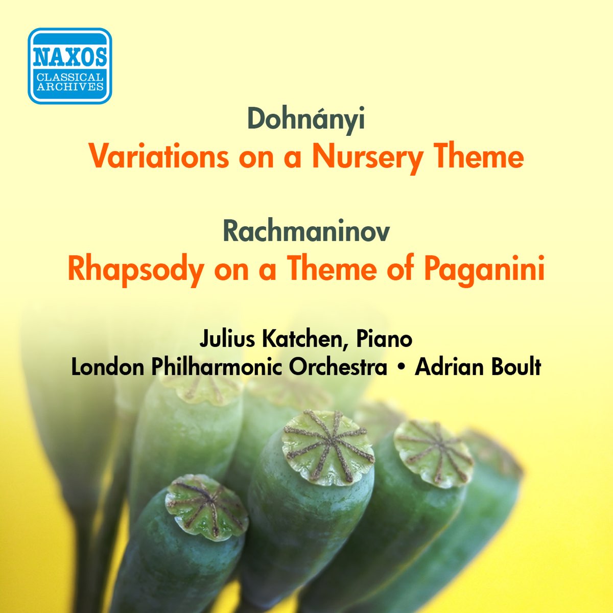 Dohnanyi, E.: Variations On A Nursery Theme - Rachmaninov, S.: Rhapsody ...