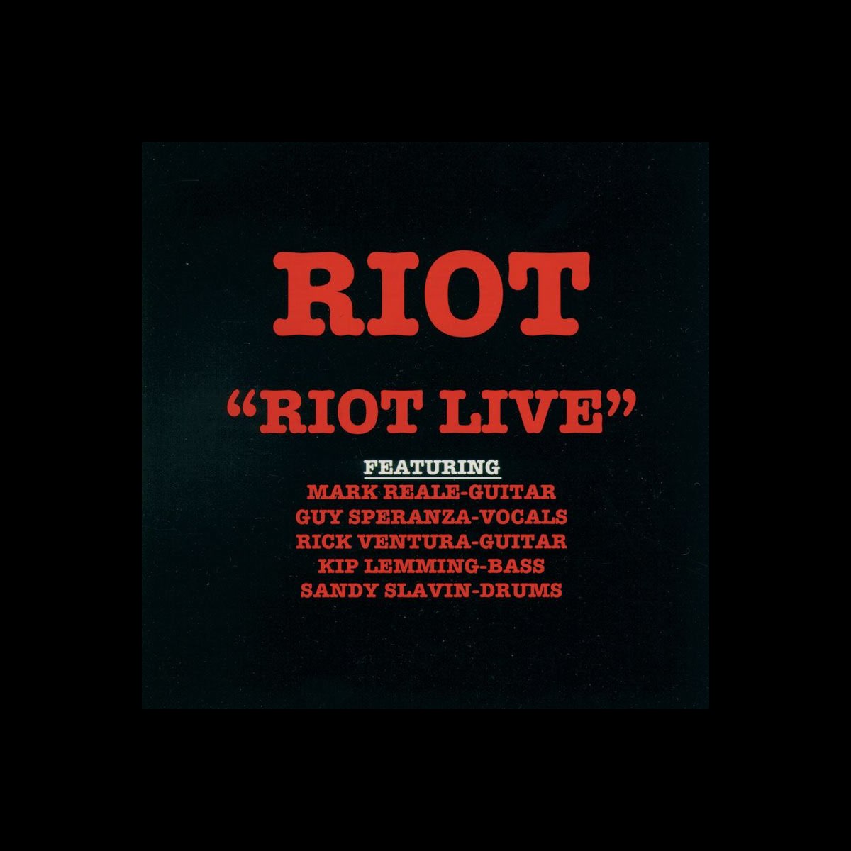 ‎Riot Live by Riot on Apple Music
