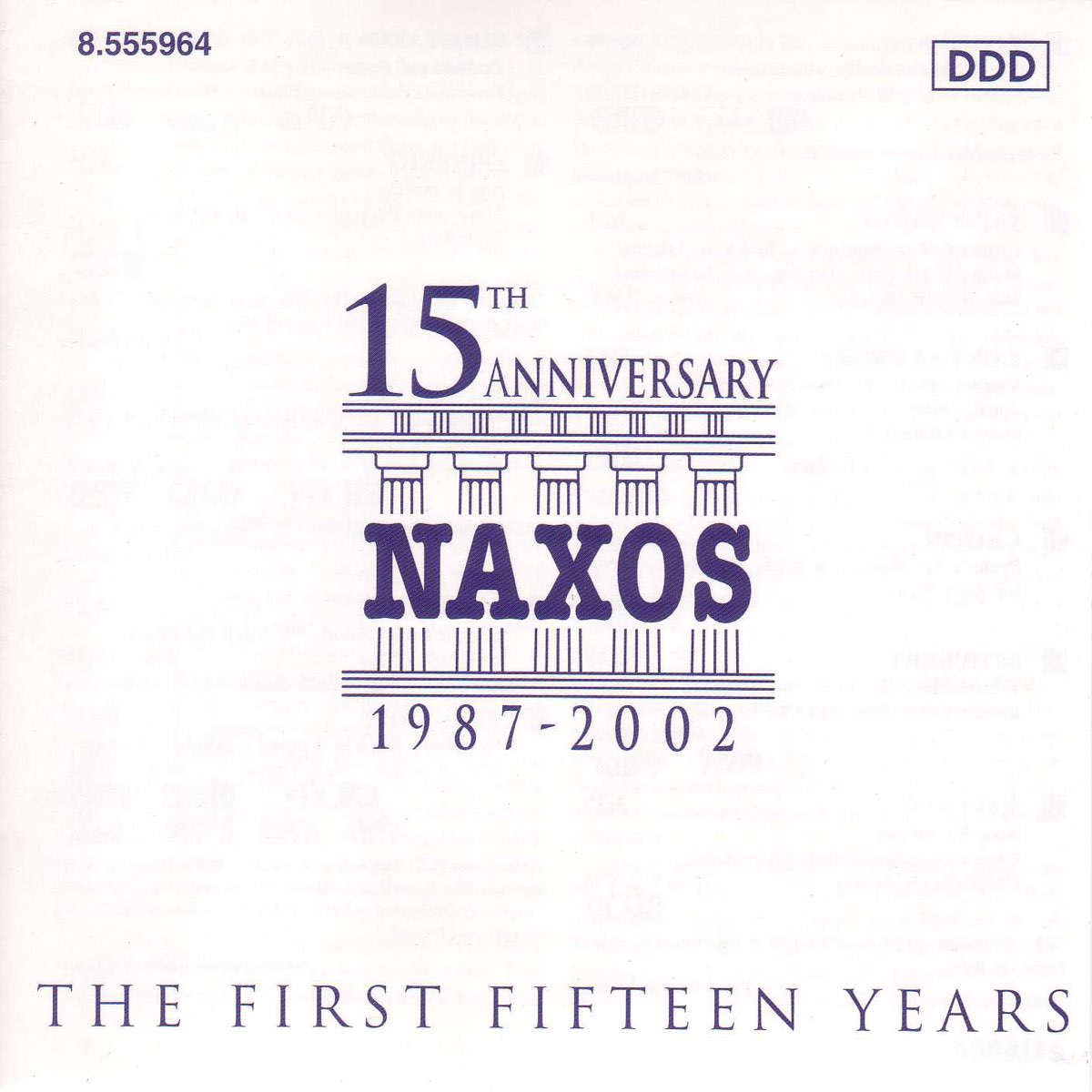 Naxos 15th Anniversary CD》- Will Humburg, Budapest Failoni Chamber ...