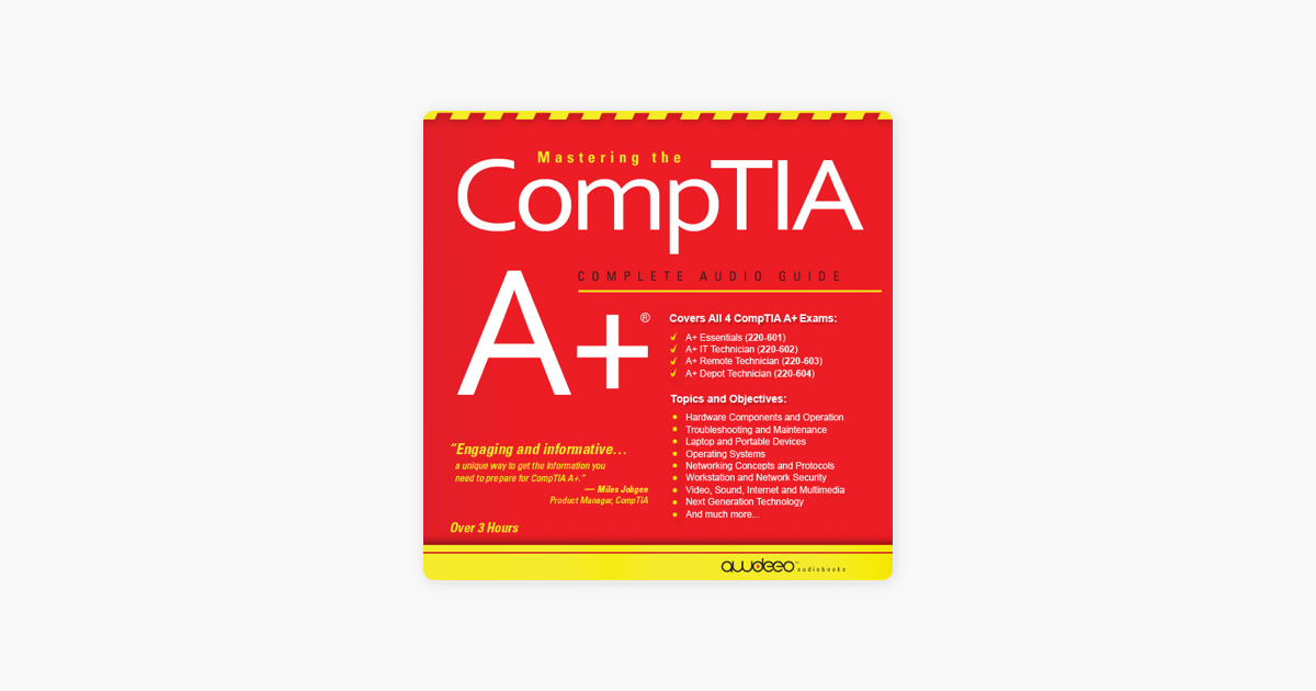 ‎Mastering the CompTIA A+: Complete Audio Guide by Christopher Parker ...