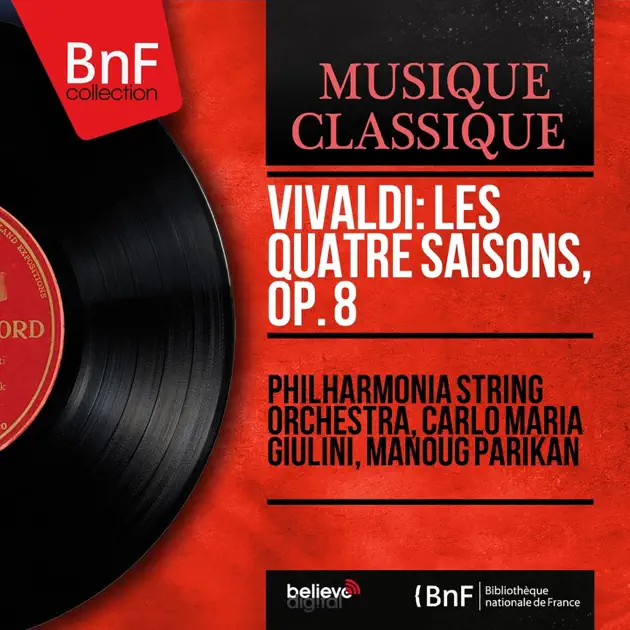 ‎Vivaldi: Les quatre saisons, Op. 8 (Mono Version) by Manoug Parikan ...