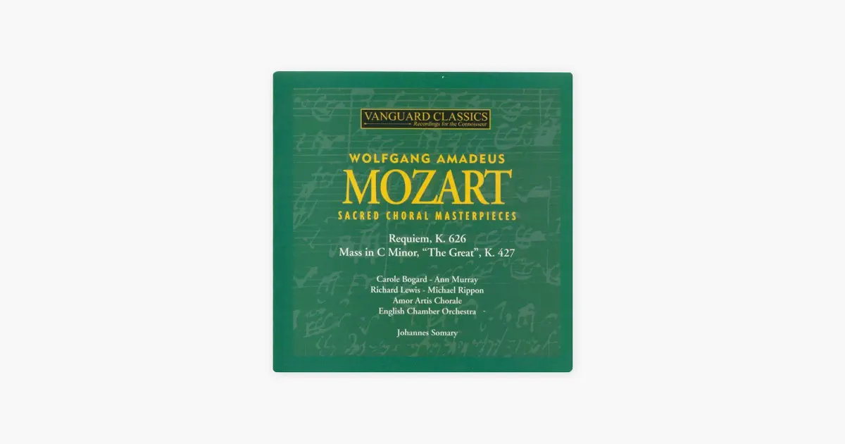 ‎Mozart: Sacred Choral Masterpieces by Johannes Somary - Apple Music ...