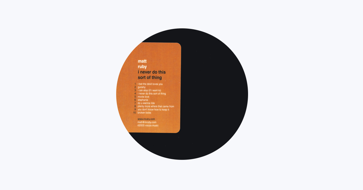 Matt Ruby‬ - Apple Music