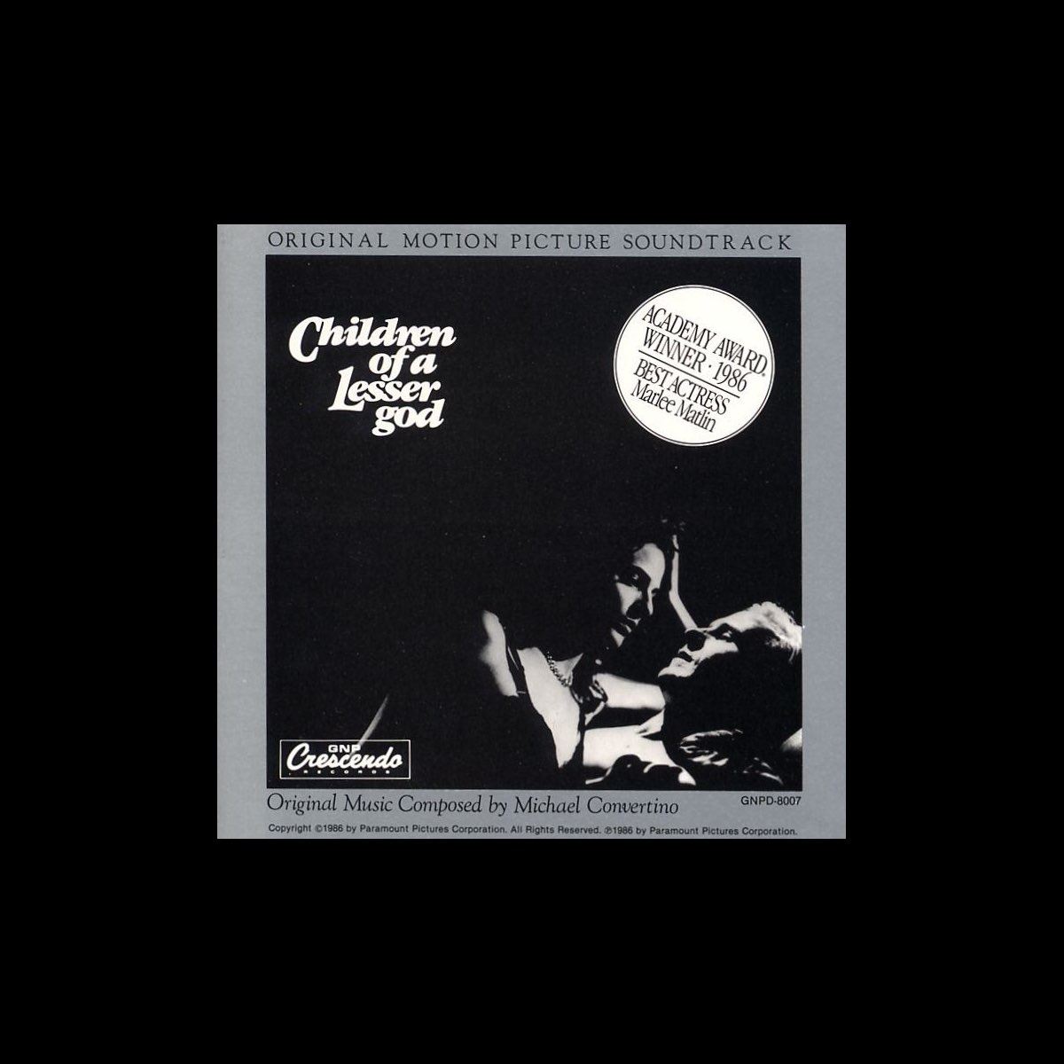 ‎Children of a Lesser God (Original Motion Picture Soundtrack) - Album ...