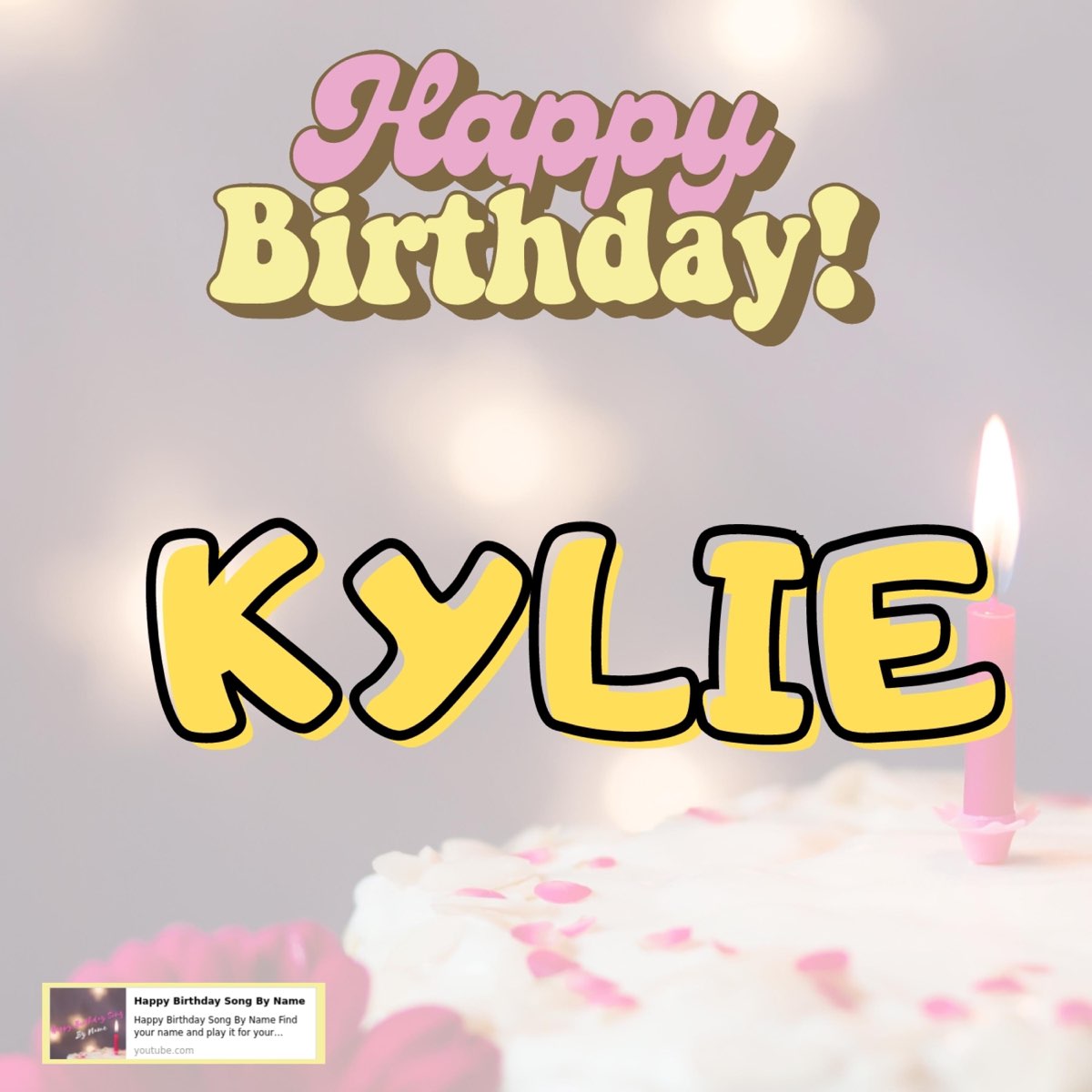 happy Birthday Kylie Song Single Album By Happy Birthday Song By