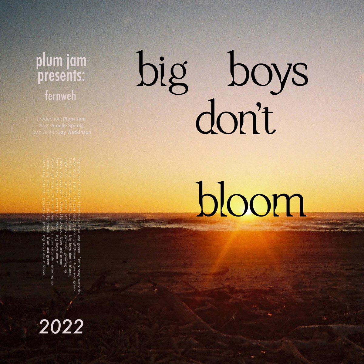 ‎Big Boys Don't Bloom - Single - Album by Plum Jam - Apple Music
