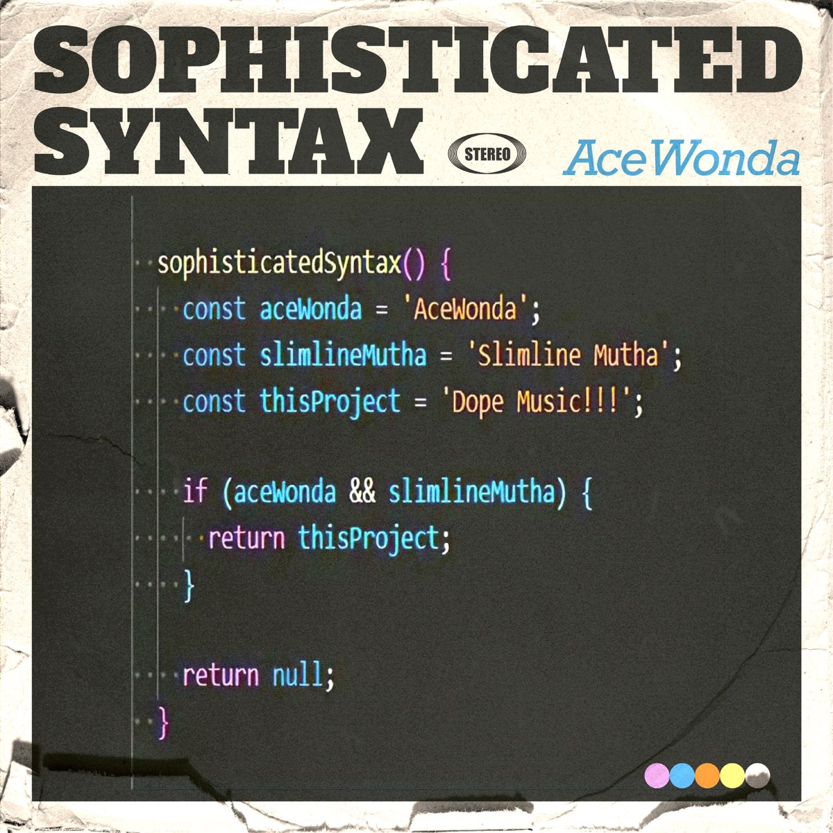 ‎Sophisticated Syntax - EP - Album by AceWonda - Apple Music