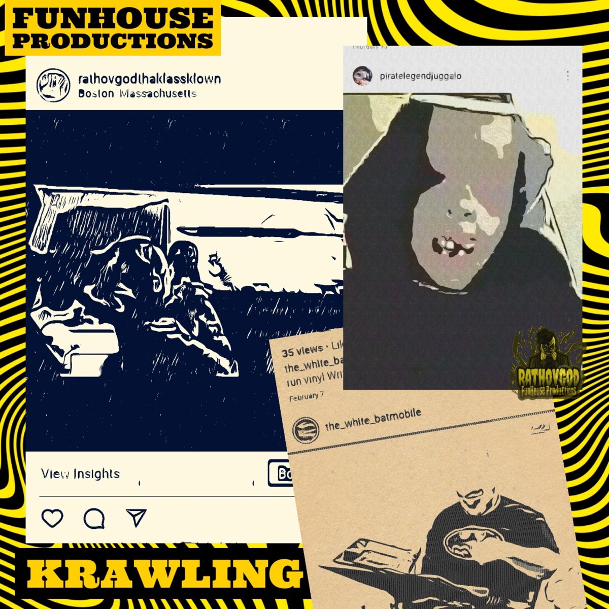 Krawling (feat. Pirate Legend Juggalo & the White Batmobile) - Single ...