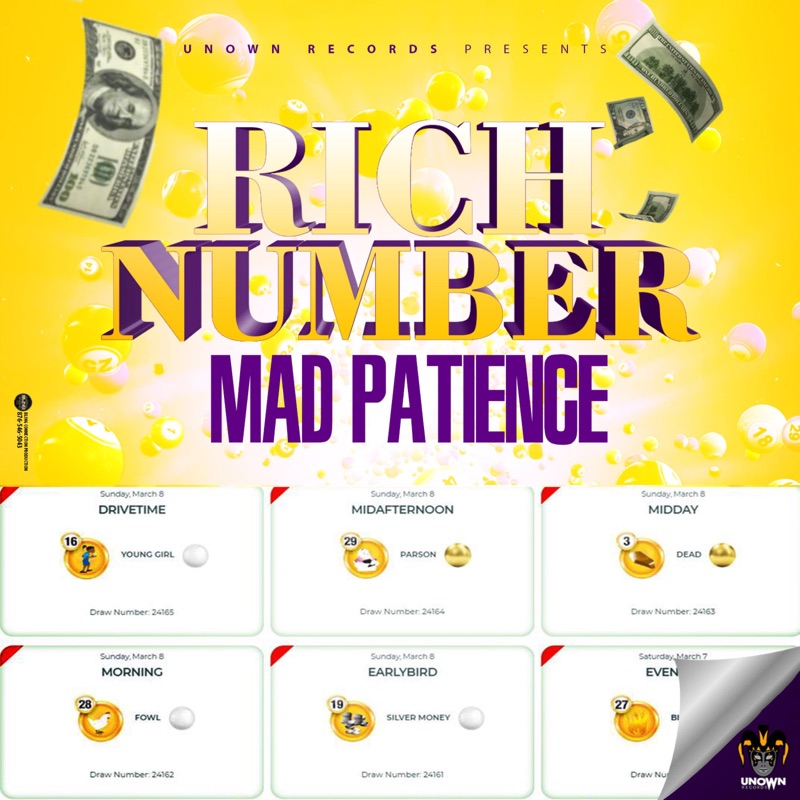 Rich Number - Mad Patience: Song Lyrics, Music Videos & Concerts
