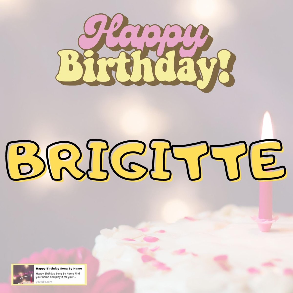 ‎Happy Birthday BRIGITTE Song - Single – Album von Happy Birthday Song ...