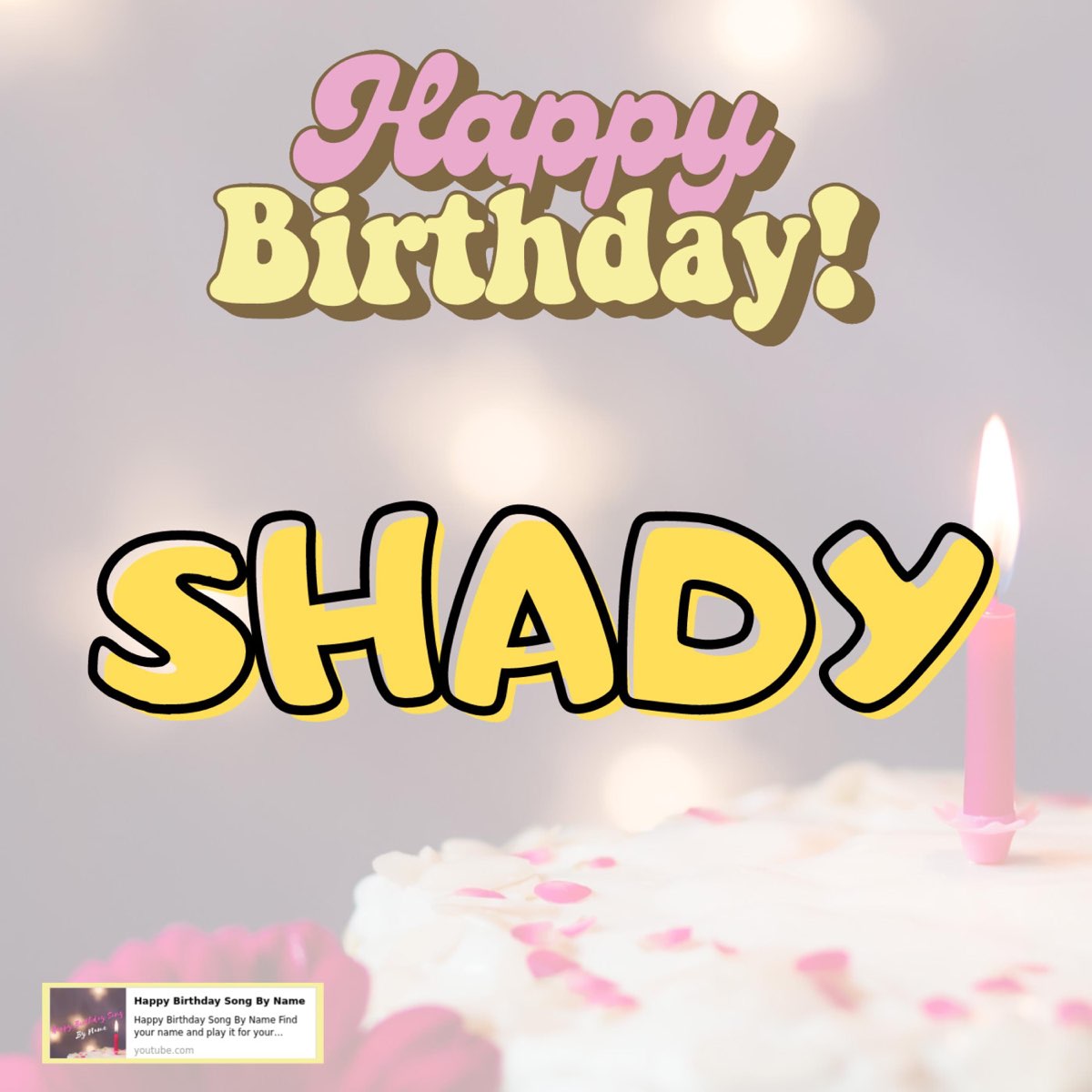 ‎Happy Birthday Shady Song New - Single by Happy Birthday Song By Name ...
