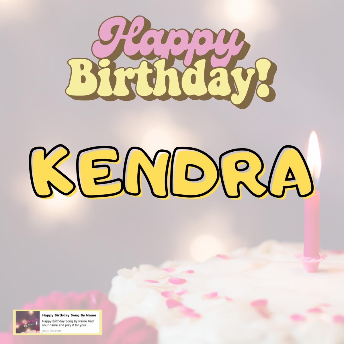 ‎Happy Birthday Kendra Song 2023 - Single by Happy Birthday Song By ...
