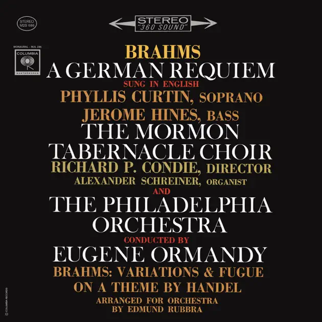 ‎Brahms: A German Requiem (2023 Remastered Version) by Alexander ...