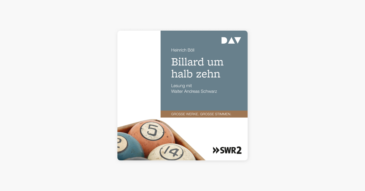 ‎Billard um halb zehn van Heinrich Böll op Apple Books