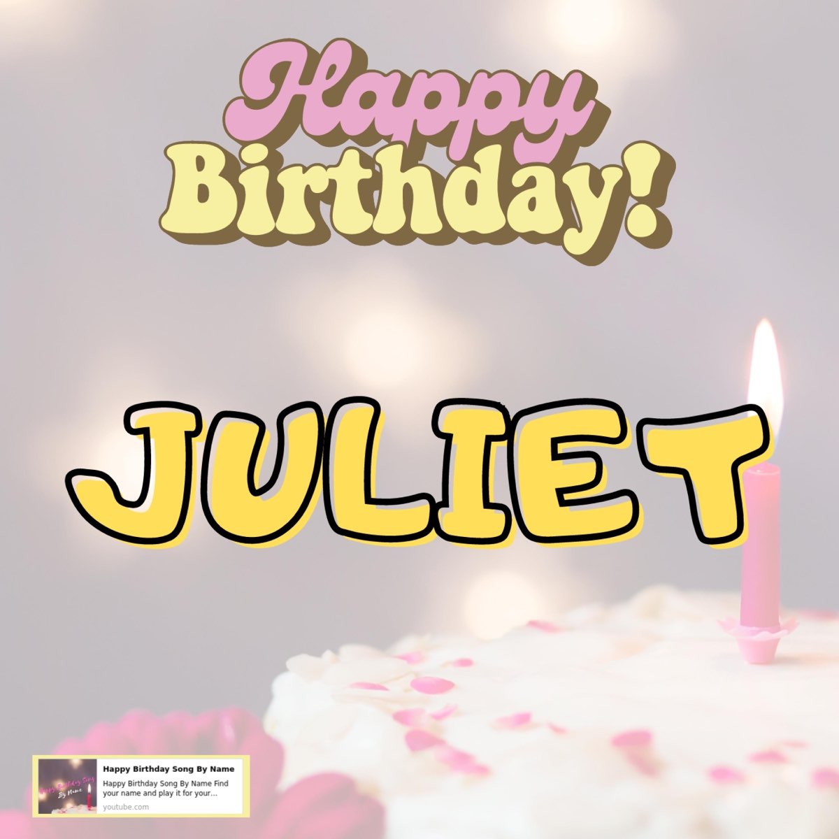 ‎Happy Birthday JULIET Song - Single - Album by Happy Birthday Song By ...