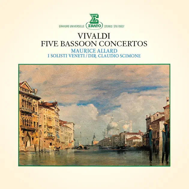 ‎Bassoon Concerto in A Minor, RV 498 recording by Maurice Allard ...