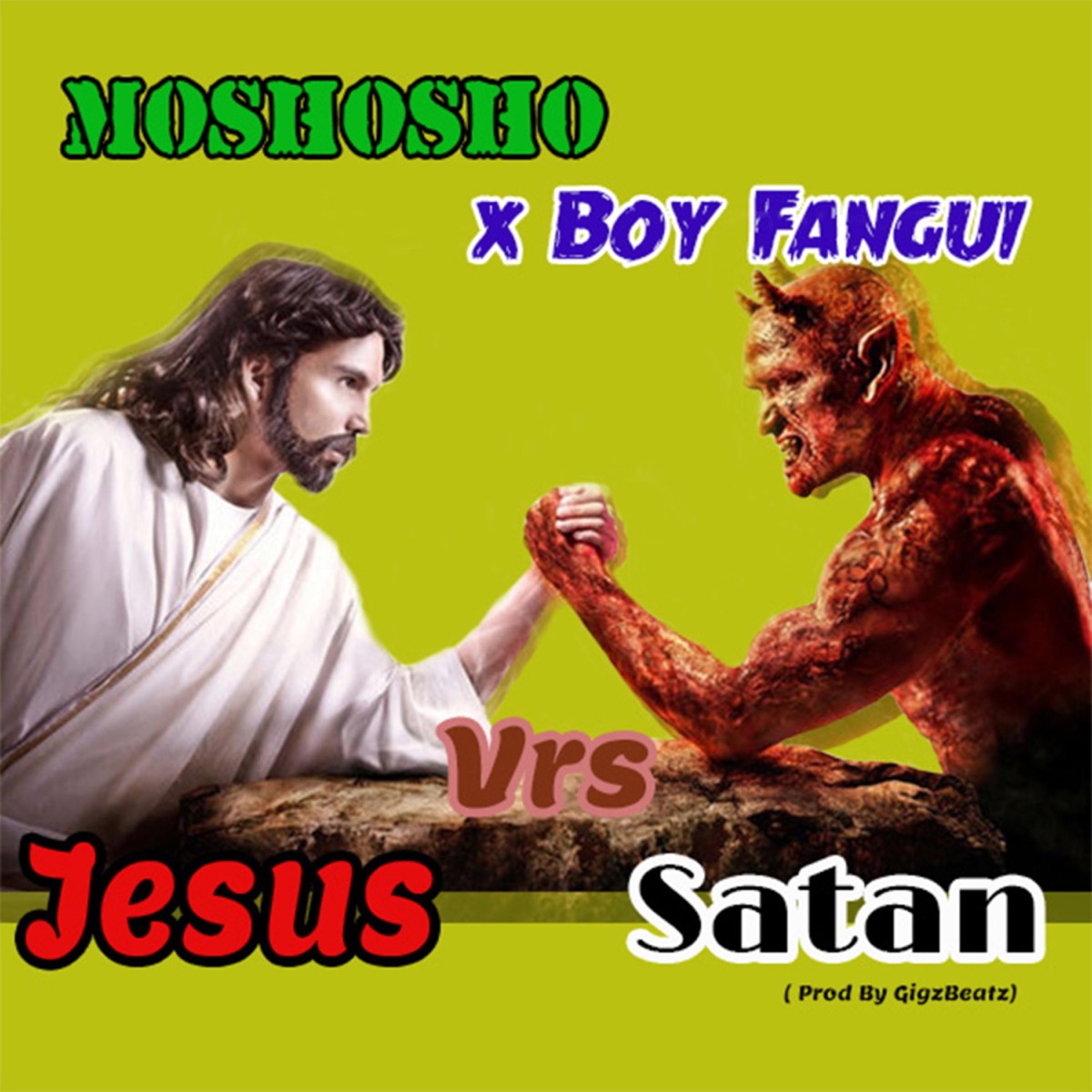 Jesus Vs Satan Arm Wrestling