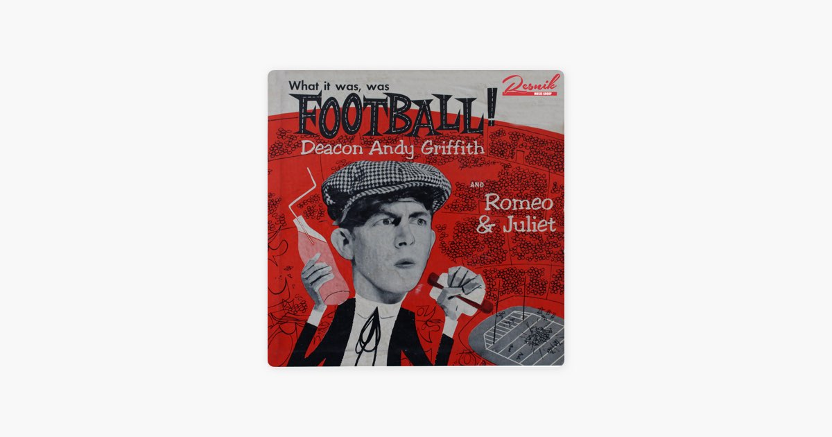 ‎What It Was, Was Football (1954) - Song by Andy Griffith - Apple Music